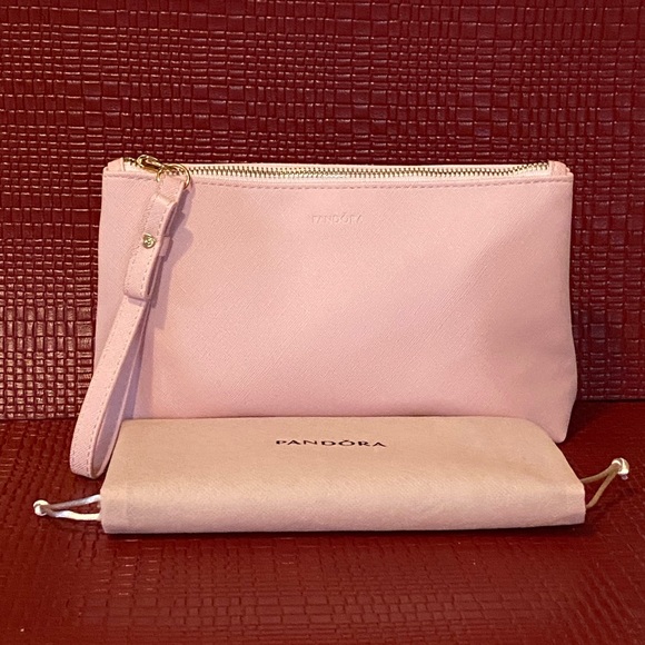 Pandora | Bags | Nwt Pandora Pale Pink Wristlet | Poshmark